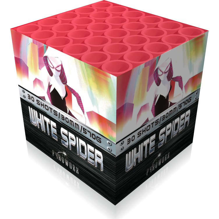 Pyroworx White Spider - Rocketman Fireworks