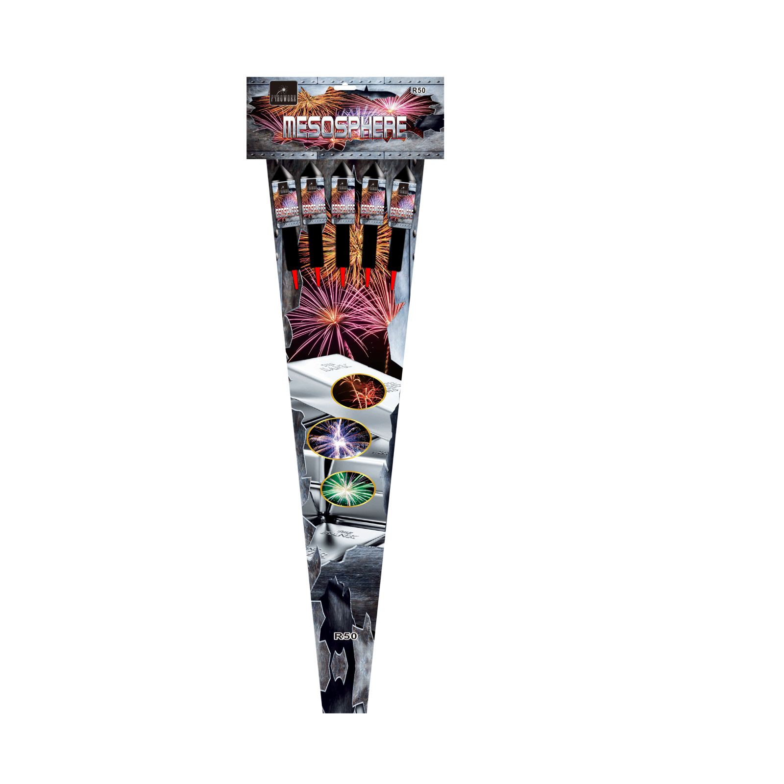 Pyroworx Mesosphere (5pk) - Rocketman Fireworks