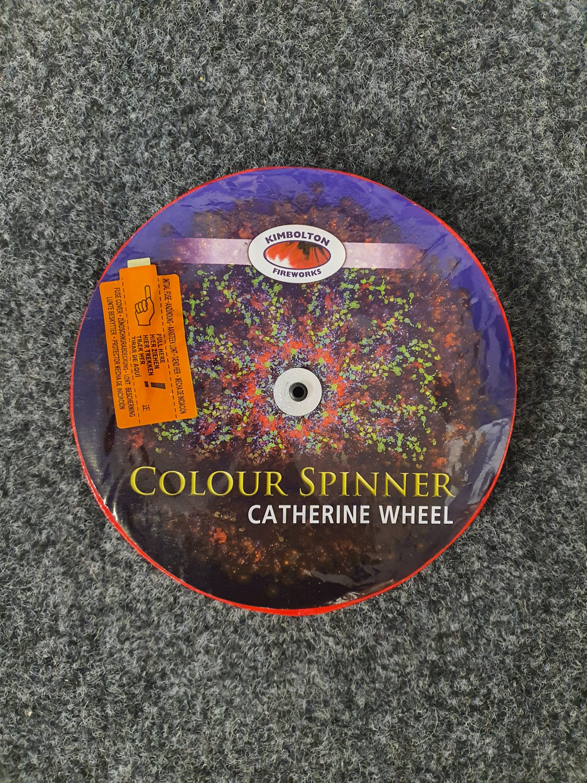 Kimbolton Colour Spinner Catherine Wheel - Rocketman Fireworks
