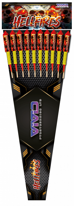 Vivid Pyrotechnics Hellfires - Rocketman Fireworks