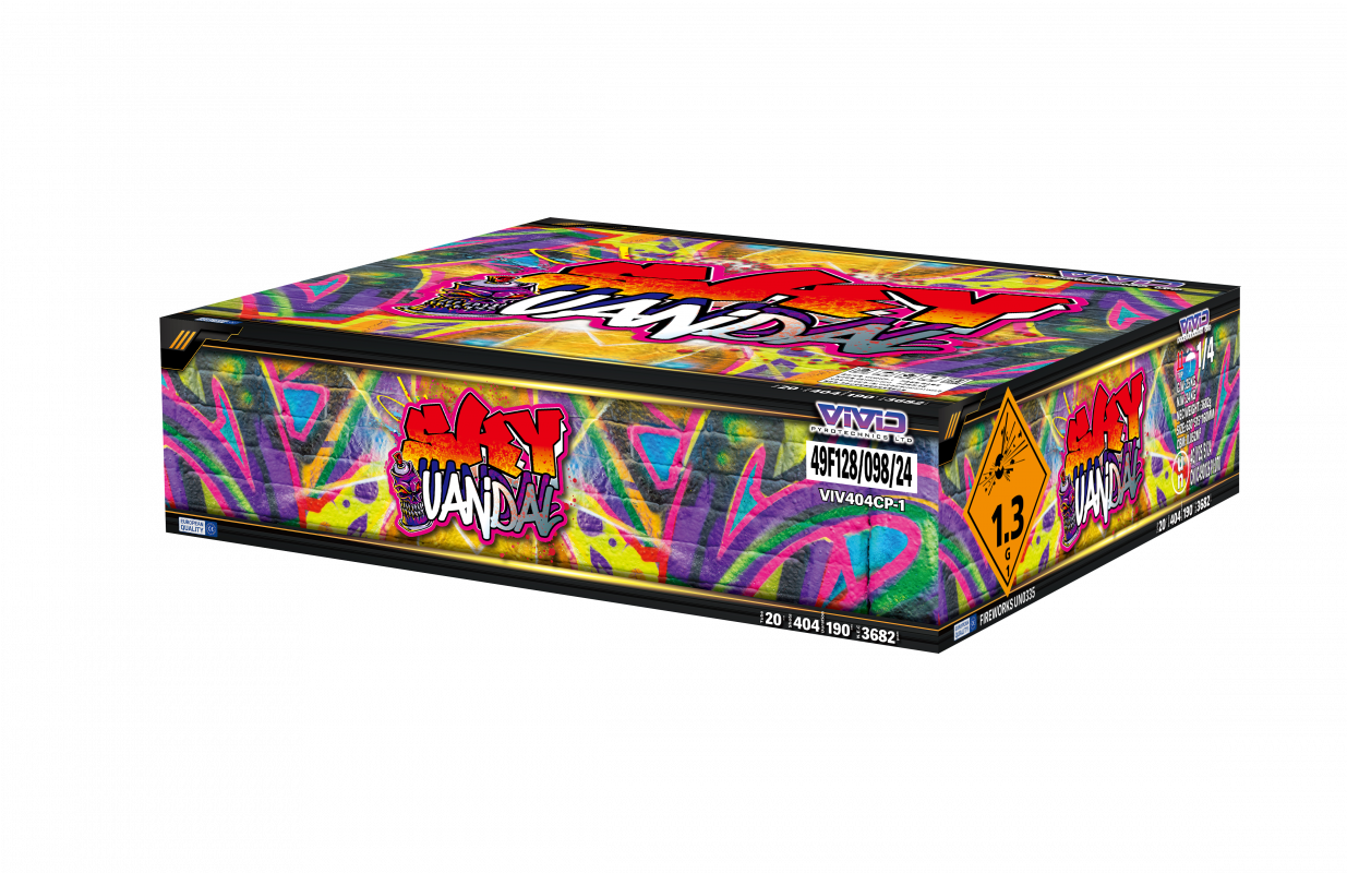 Vivid Pyrotechnics Sky Vandal - Rocketman Fireworks